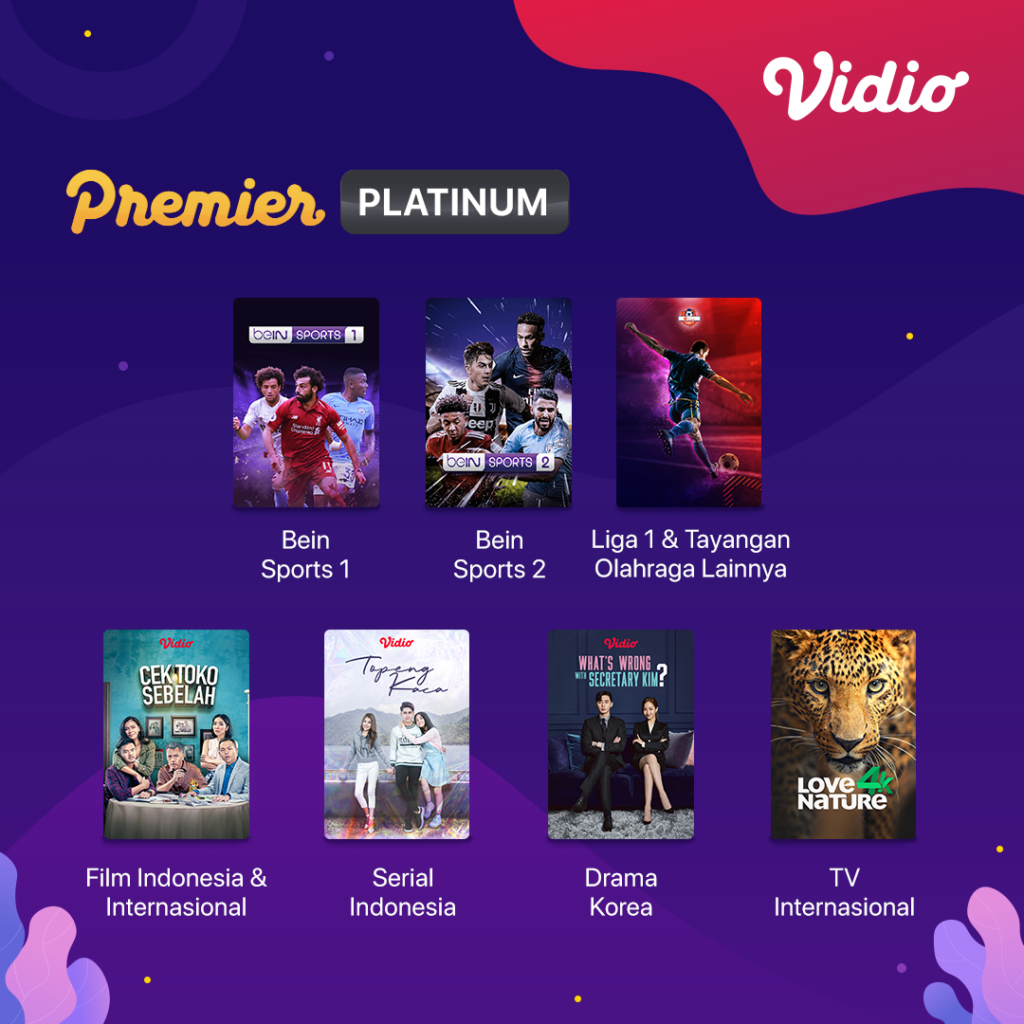 Vidio Hadirkan Premier Gold dan Premier Platinum - Vidio Blog