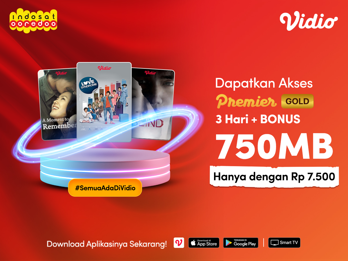 Promo Berlangganan Premier Gold dengan Indosat Cuma Rp7.500!