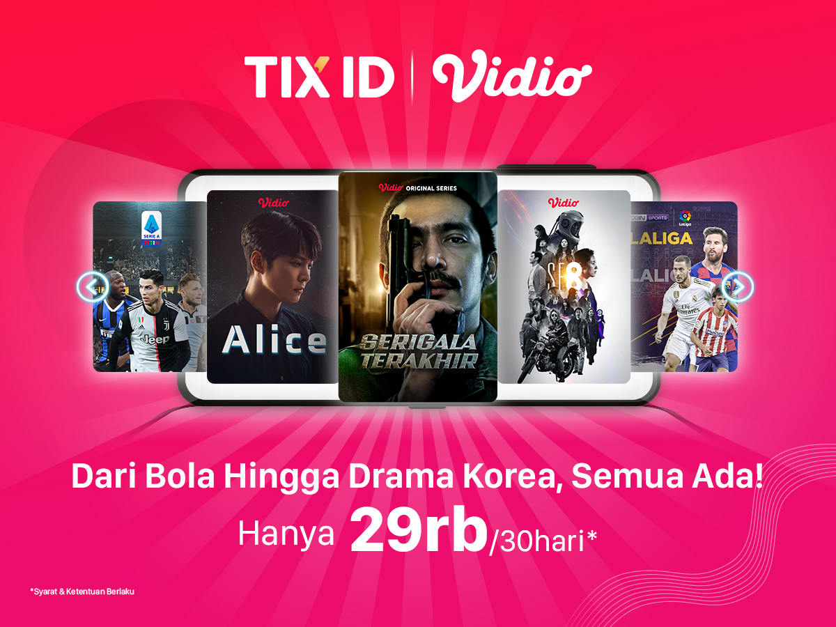 Promo Voucher Vidio Premier Dari TIX ID Bisa Nonton Konser NOAH