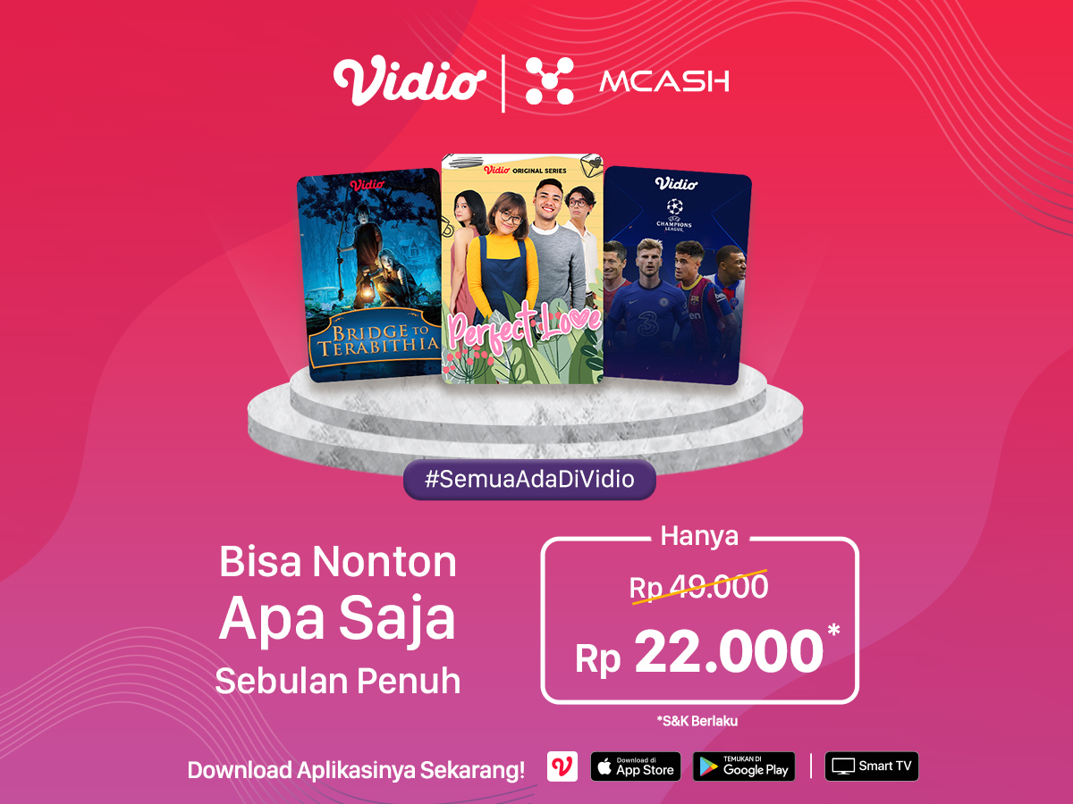 Bersama Mcash Marathon Film Premier 30 Hari Hanya Rp 22.000,-
