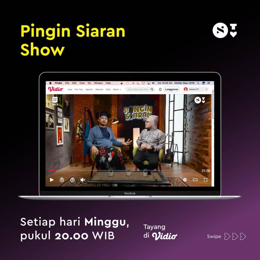 Live Streaming Samara TV di Vidio untuk Nonton Pingin Siaran Show
