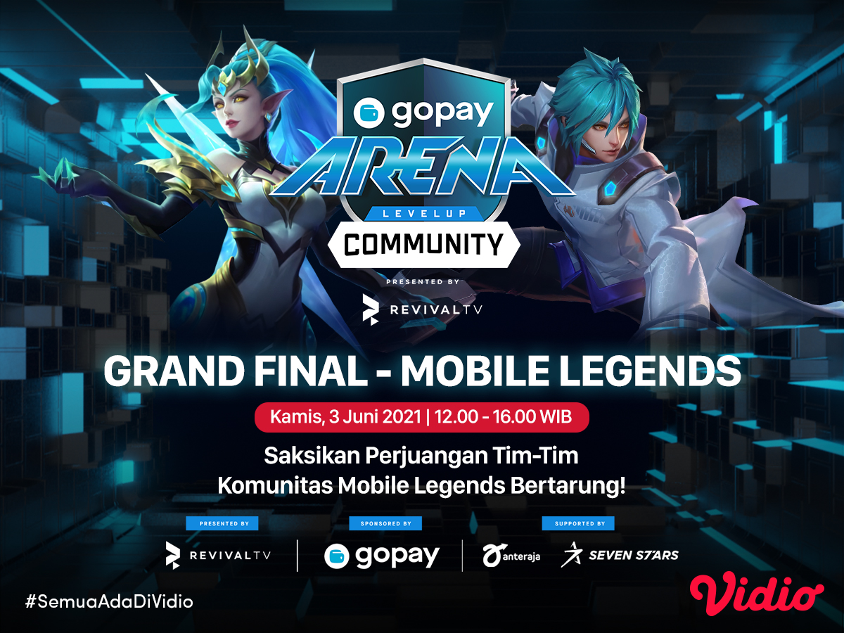 Live Streaming GoPay Arena Level Up Community Grand Final - Mobile ...