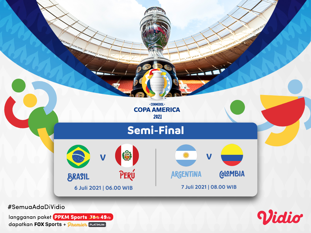 Semifinal Copa America 2021, Jadwal Lengkap, Top Skor, dan Link Live ...