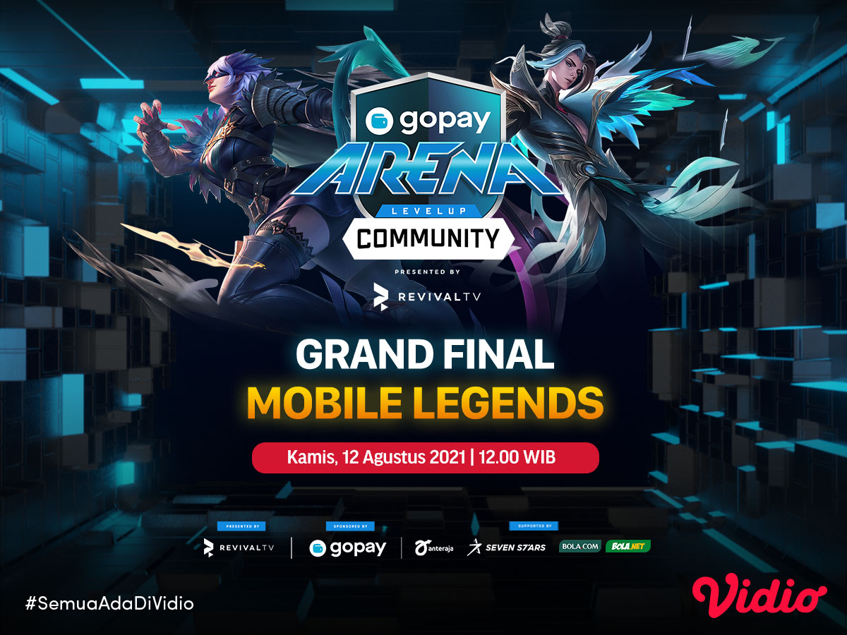 Live Streaming GoPay Arena - Mobile Legends Week 20 - Vidio Blog