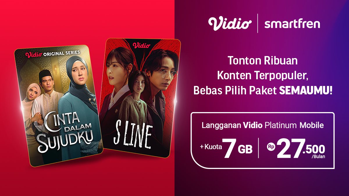 Paket Vidio Platinum Mobile yang Fleksibel untuk Pengguna Smartfren! - Vidio Blog