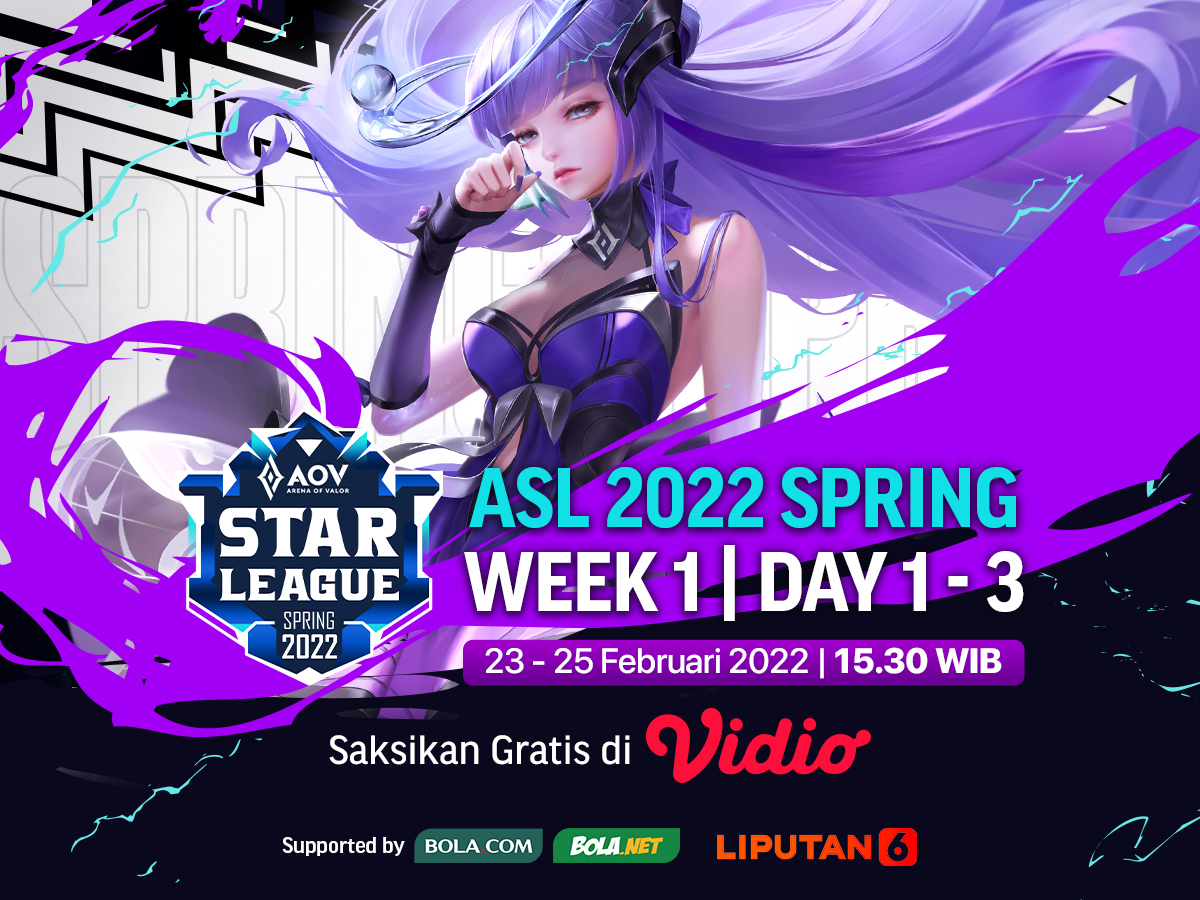Live Streaming AOV Star League ASL 2022 Spring Week 1 - Vidio Blog