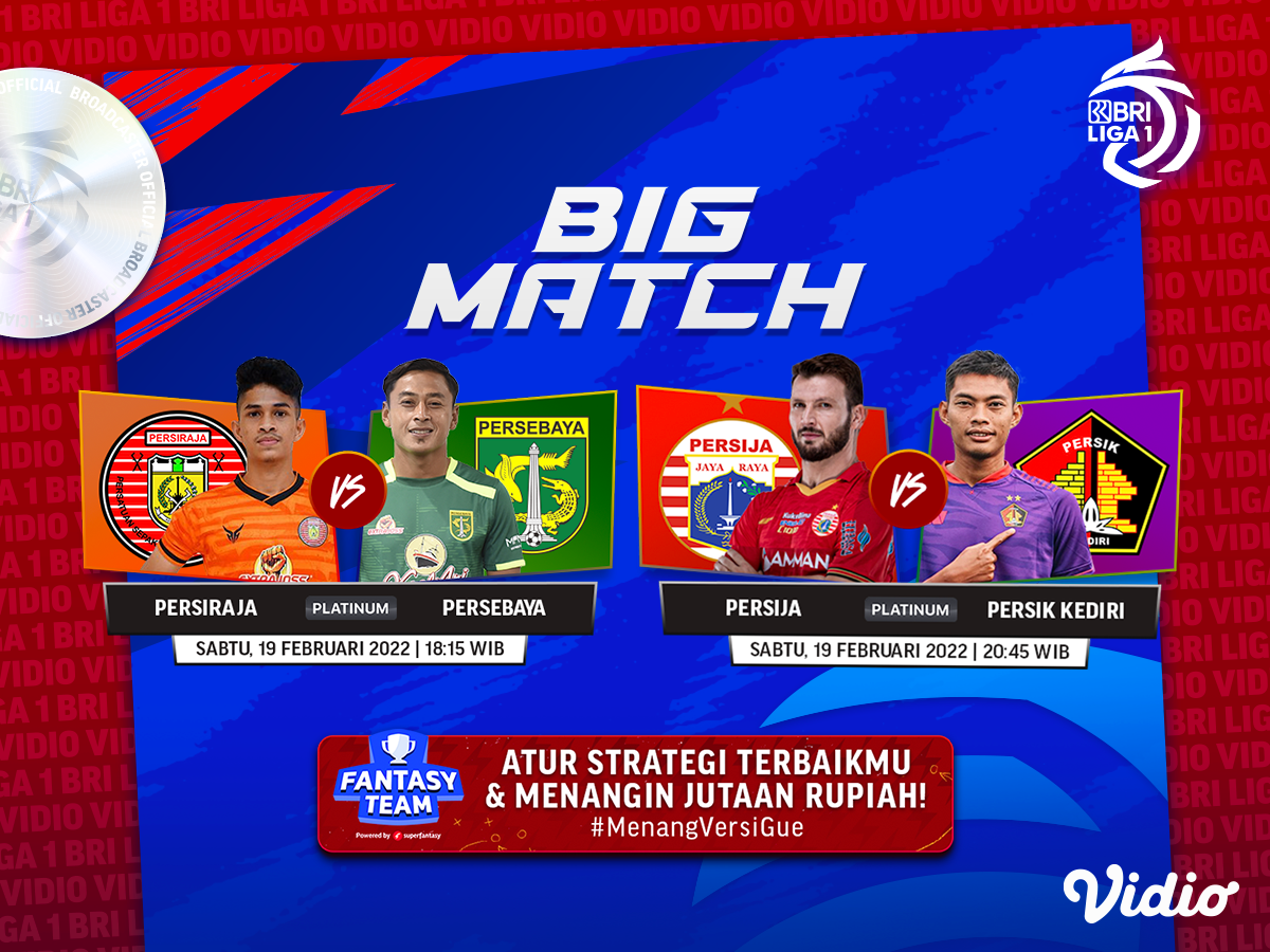 Jadwal dan Link Live Streaming Liga 1 Hari Ini, Persija Hadapi Persik ...