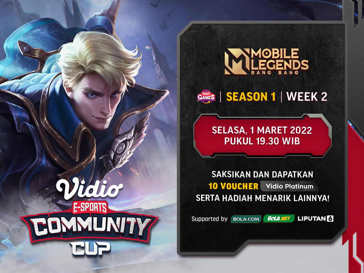 Link Live Streaming Vidio Community Cup Season 1 Mobile Legends Week 2 ...