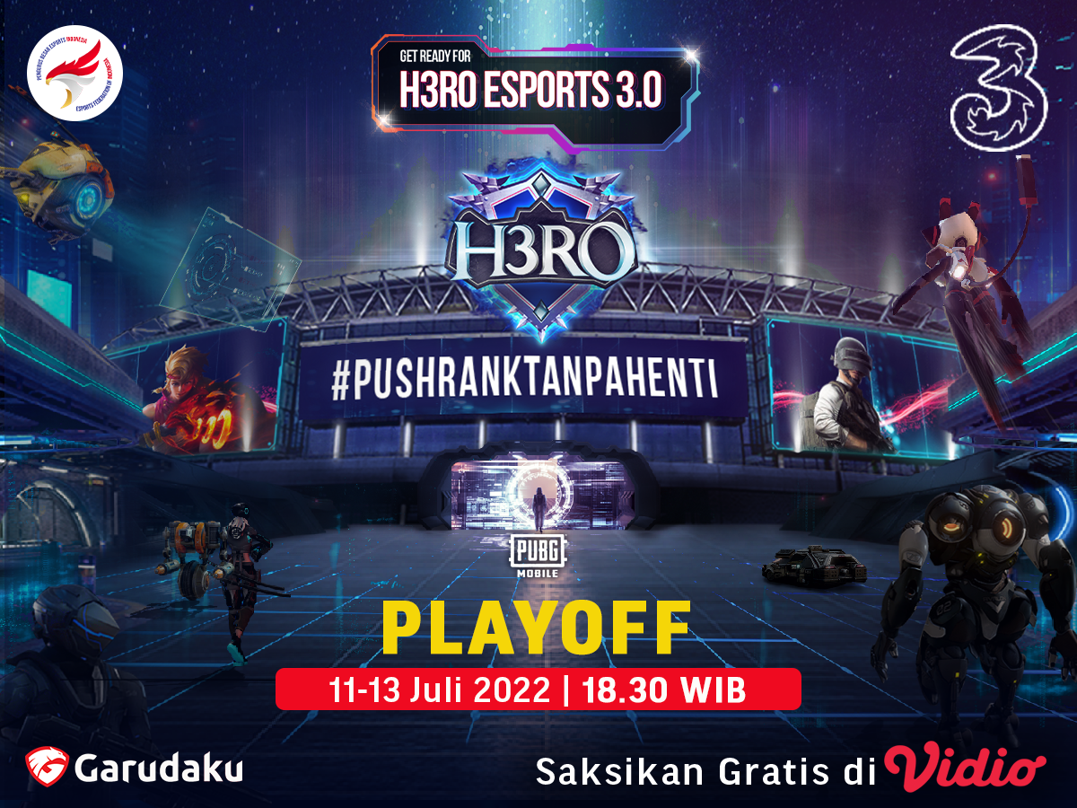 Jadwal Lengkap H3RO Esports 3.0 PUBG Mobile Babak Playoff - Vidio Blog