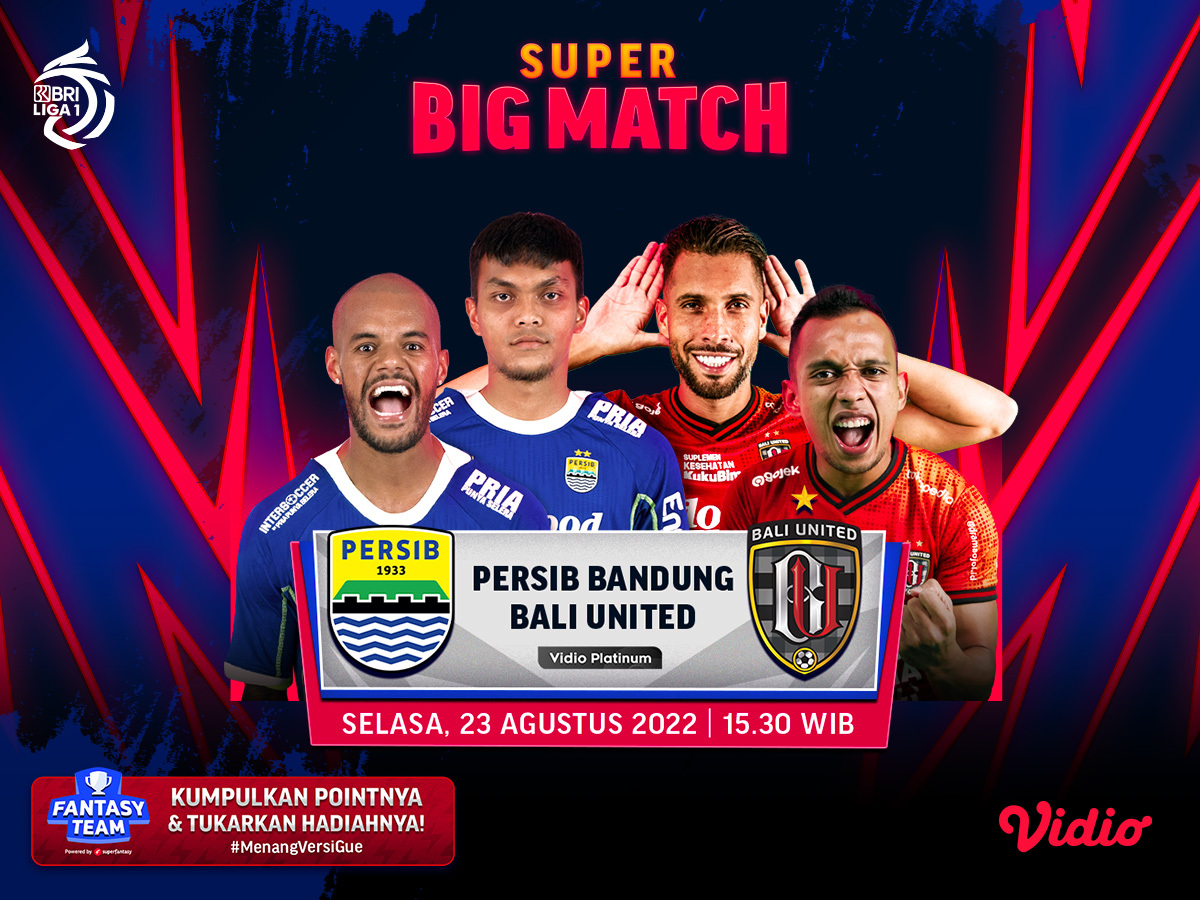 Live Streaming Persib Bandung vs Bali United - Vidio Blog
