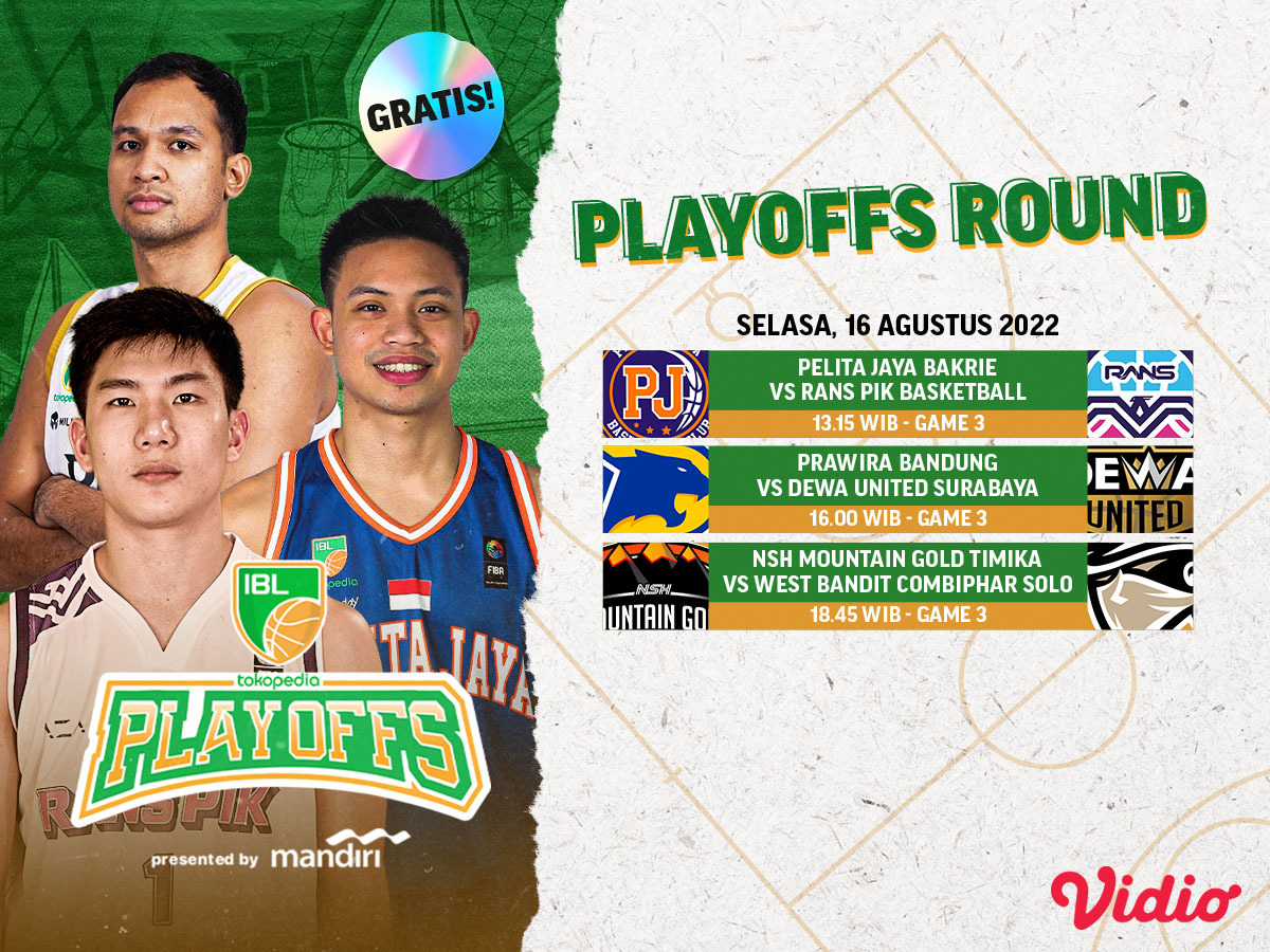 Simak Jadwal Lengkap IBL Playoff 2022 - Vidio Blog
