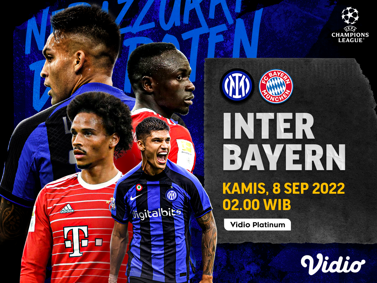 Link Live Streaming Inter Milan vs Bayern Munchen - Vidio Blog