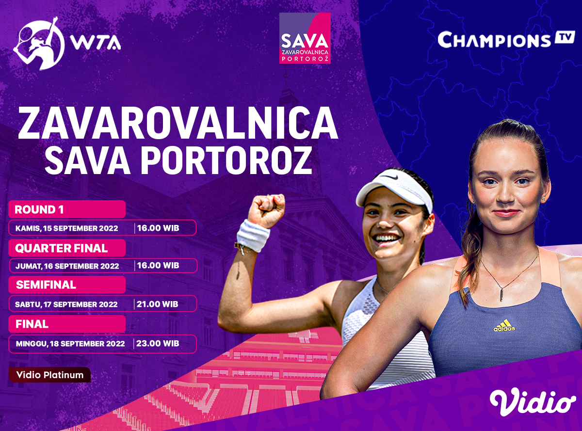 Jadwal WTA Tour 2022 Zavarovalnica Sava Portoroz - Vidio Blog
