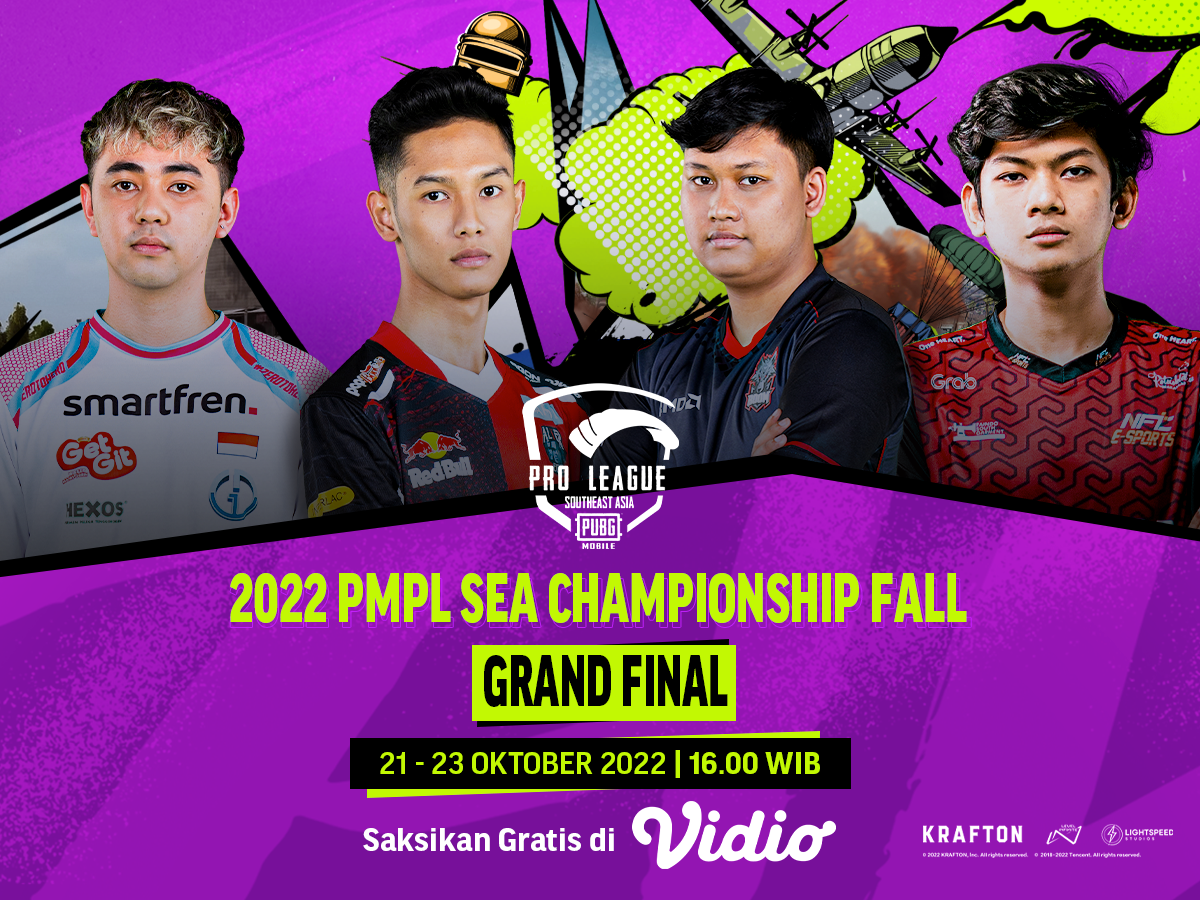 Jadwal Lengkap PMPL SEA Fall 2022 - Vidio Blog