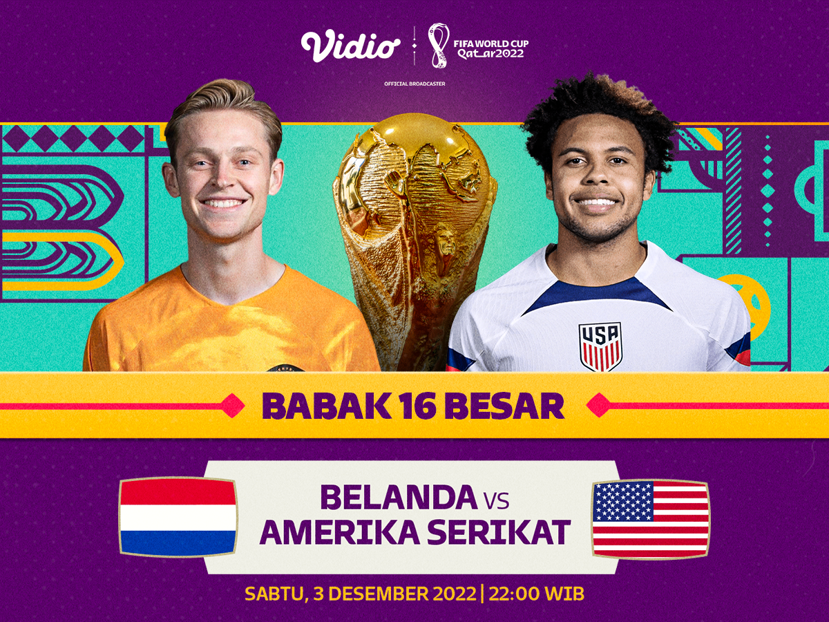 Babak 16 Besar Piala Dunia Qatar 2022: Belanda vs Amerika Serikat ...