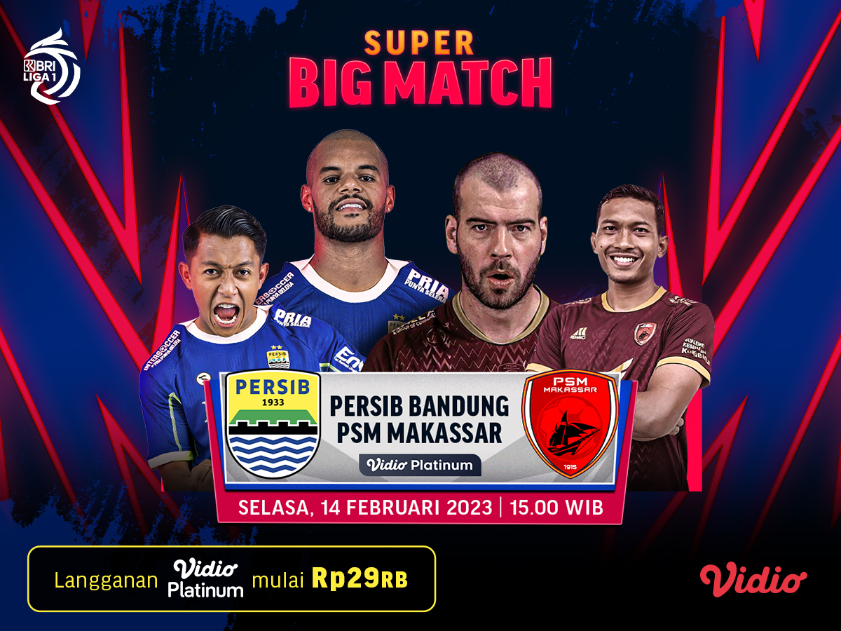 Live Streaming Persib Bandung Vs PSM Makassar | Vidio