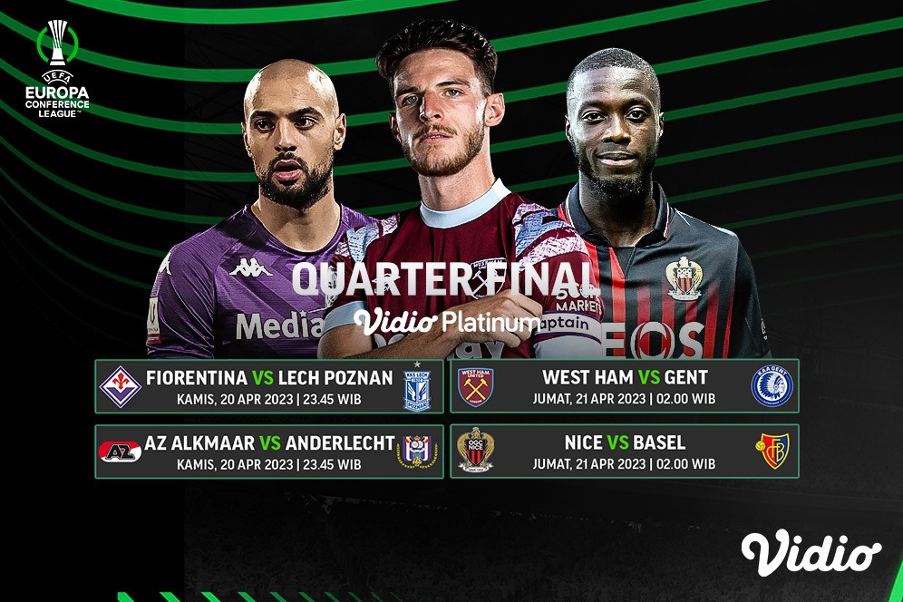 Jadwal UEFA Conference League Babak 8 Besar Leg Kedua - Vidio Blog