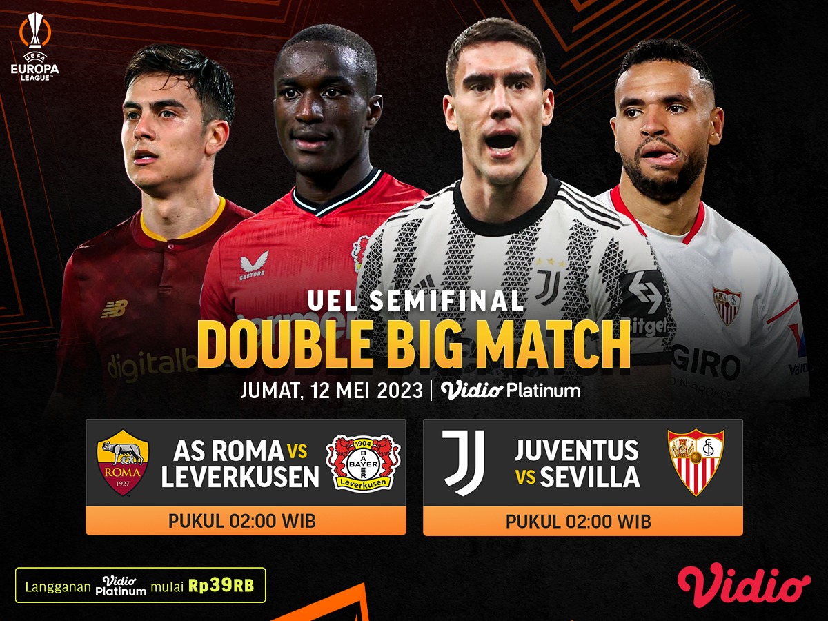 Jadwal Live Streaming Liga Europa Semifinal Leg Pertama - Vidio Blog