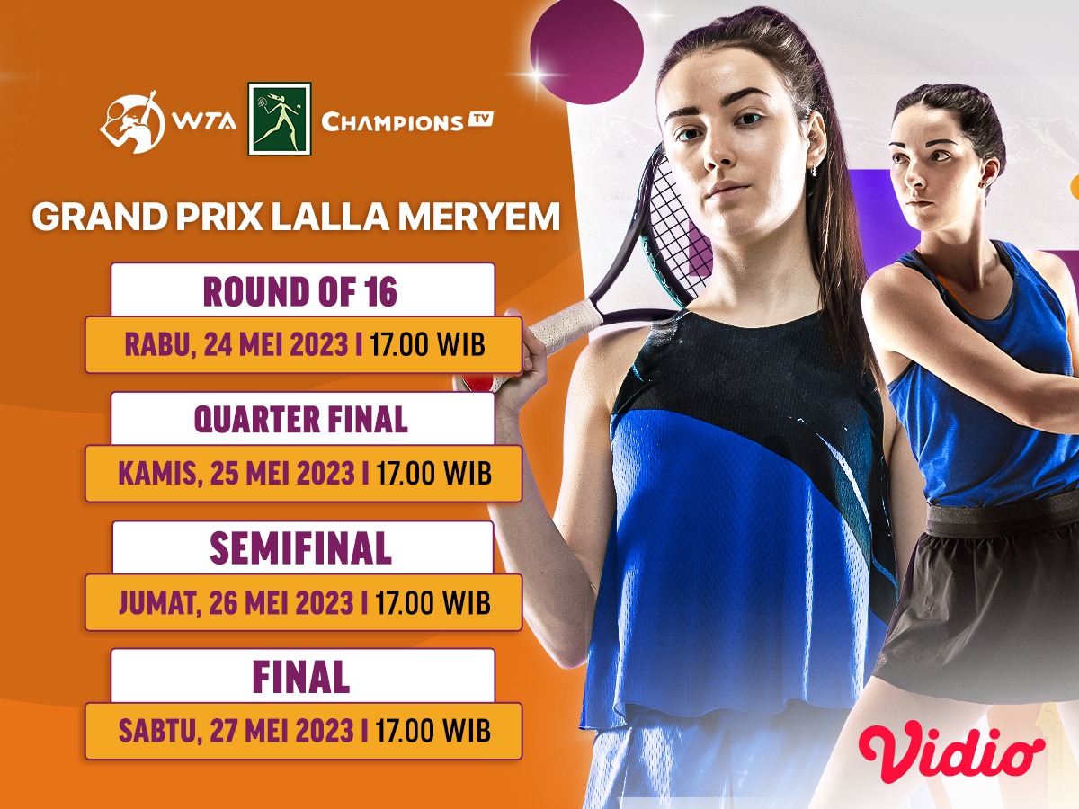 Jadwal WTA 250: Grand Prix SAR La Princesse Lalla Meryem - Vidio Blog