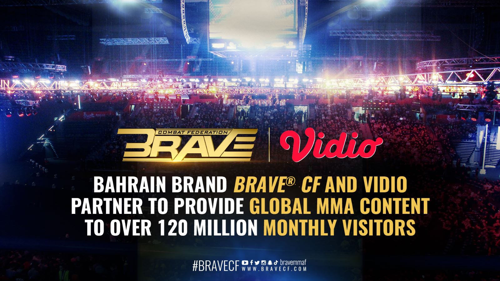 BRAVE CF dan VIDIO Bermitra untuk konten MMA di Tanah Air