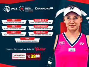 Jadwal Link Streaming WTA 1000: Omnium Banque Nationale - Vidio Blog