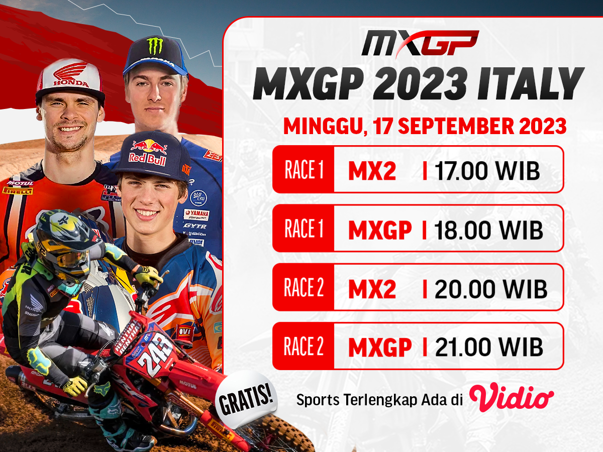 Jadwal dan Link Streaming MXGP 2023 Italia Di Vidio! - Vidio Blog
