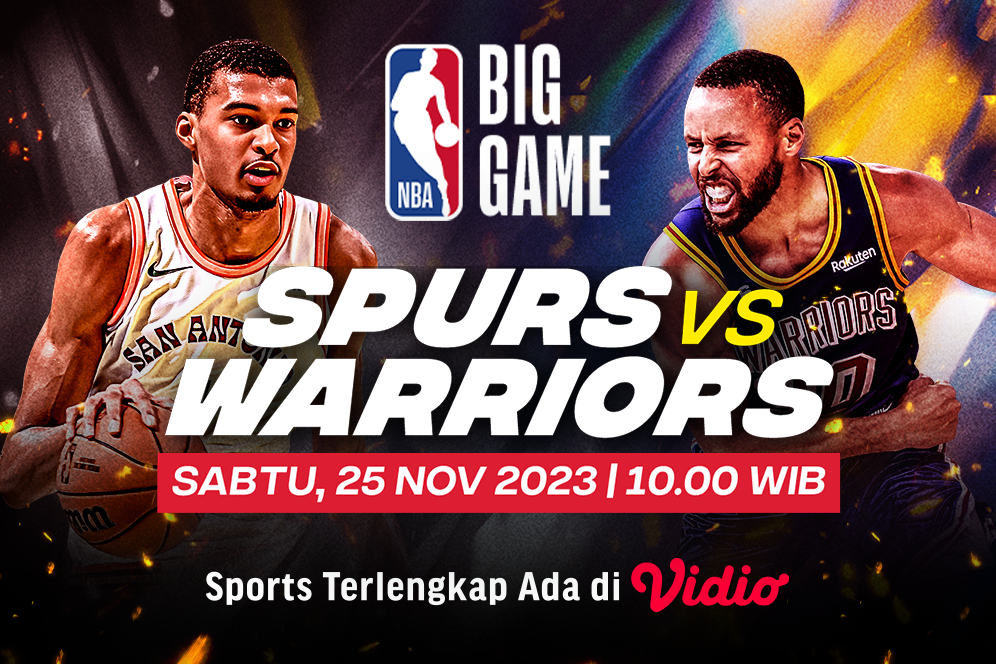 Jadwal Link Streaming Spurs vs Warriors, 25 Nov 2023 - Vidio Blog