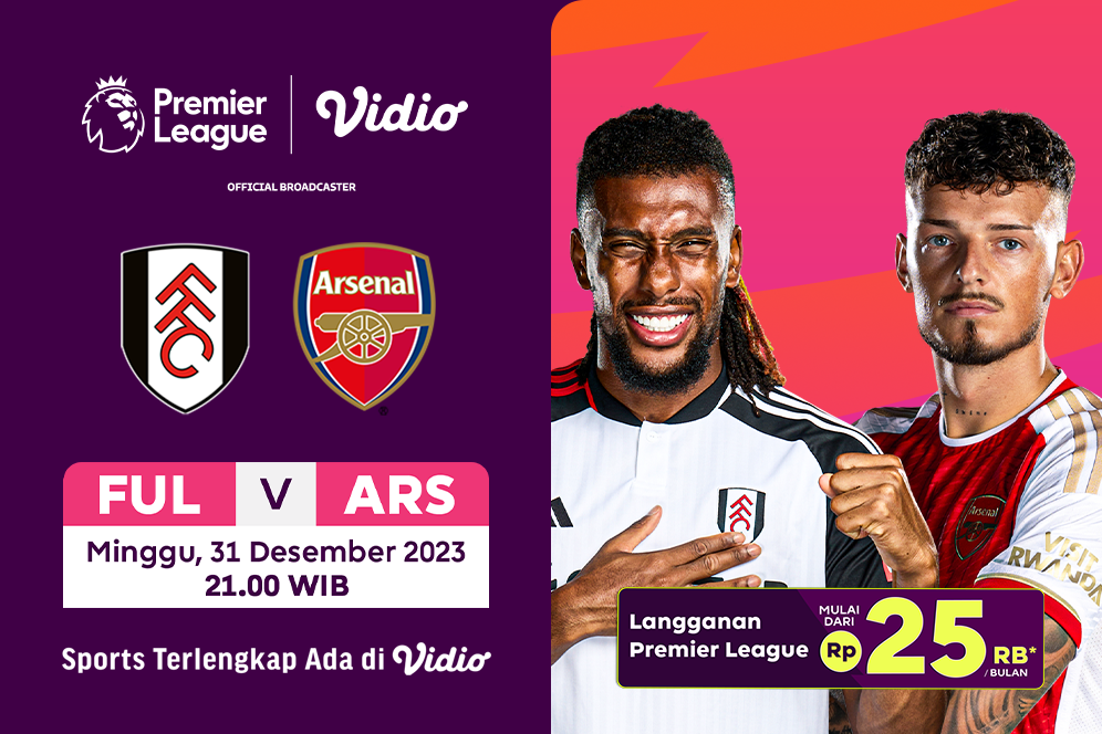 Link Streaming Fulham vs Arsenal, Liga Inggris 23/24 - Vidio Blog