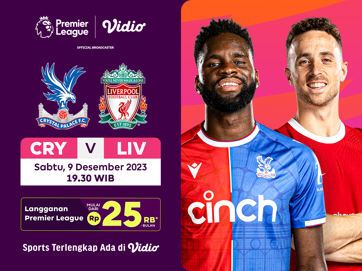 Link Streaming Crystal Palace vs Liverpool, Liga Inggris 23/24 - Vidio Blog