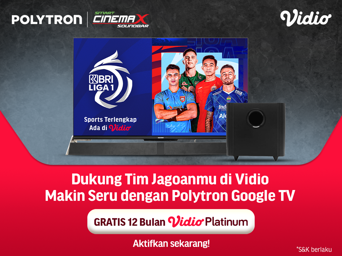 Bebas Nonton Tayangan Favorit di Polytron Smart TV dengan 12 Bulan ...