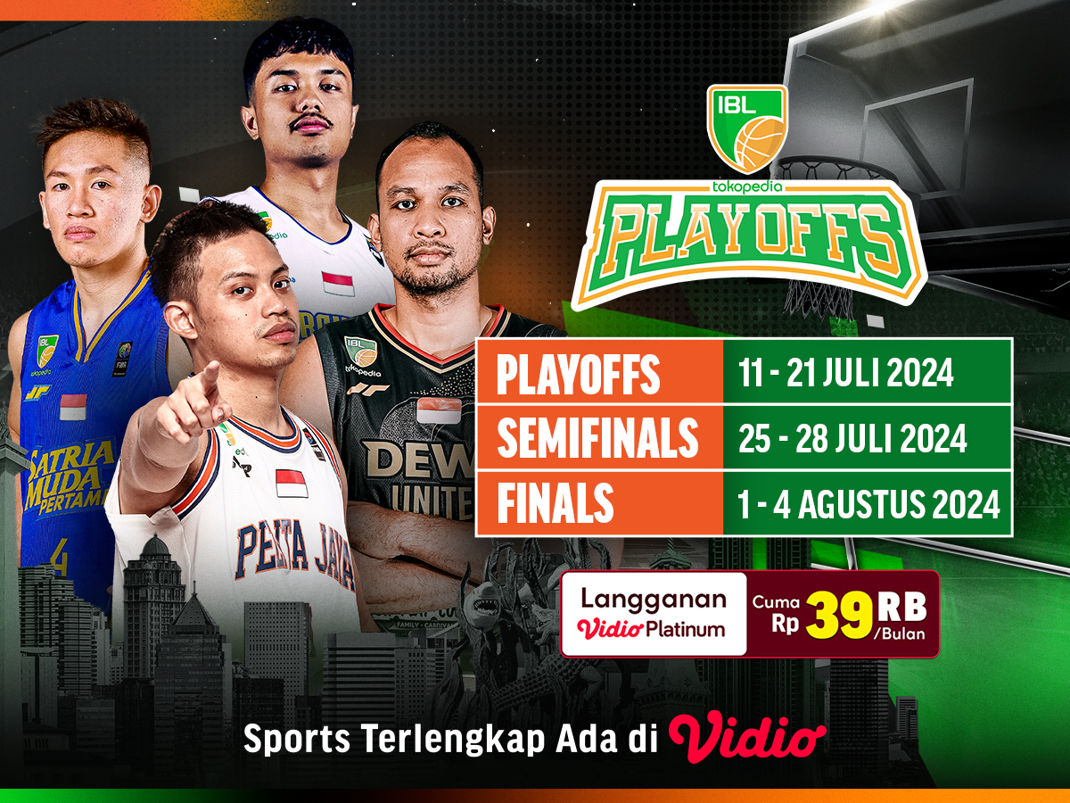Link Live Streaming Babak Playoff IBL Tokopedia 2024 - Vidio Blog
