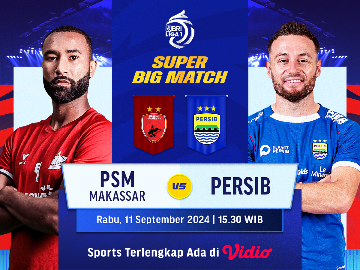 Link Siaran Langsung PSM vs Persib Bandung