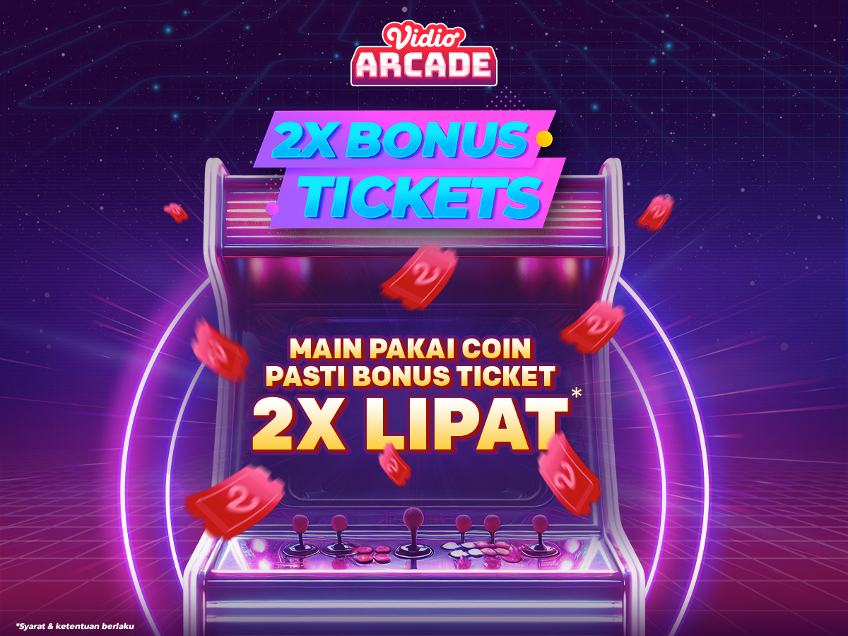 Vidio Arcade: 2X Bonus Tickets untuk kamu! - Vidio Blog