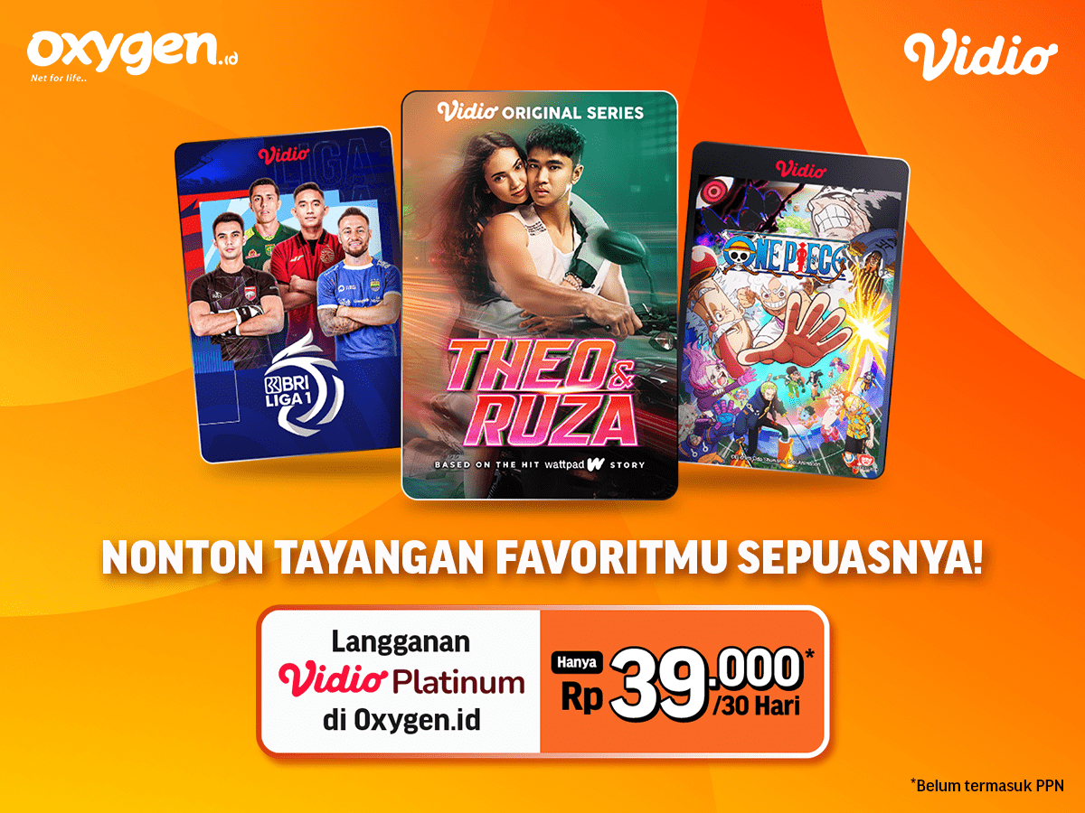 Cara Langganan Paket Vidio Platinum di Oxygen.id - Vidio Blog