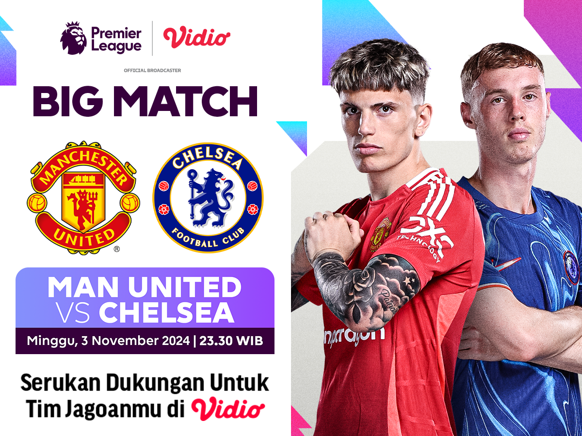 Link Siaran Langsung Manchester United vs Chelsea - Vidio Blog