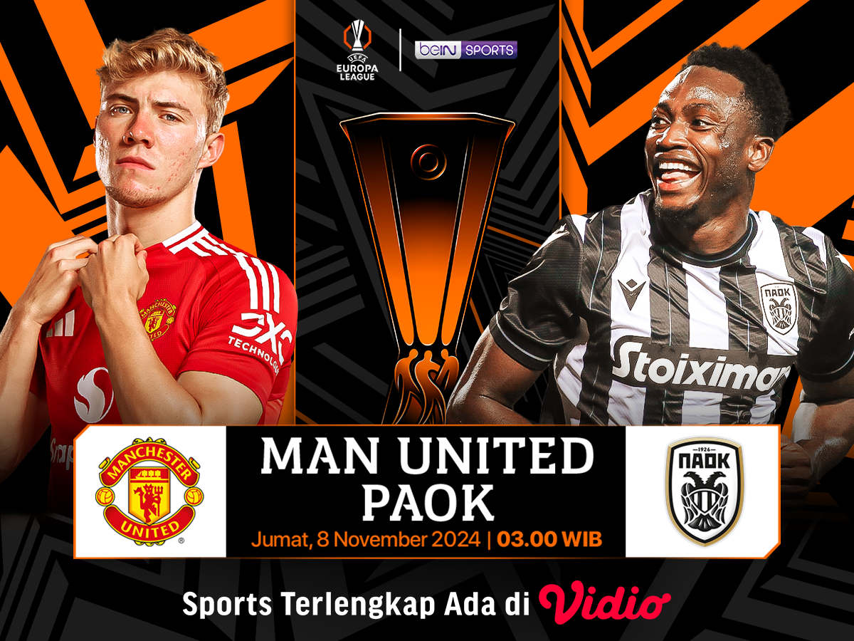 Link Siaran Langsung Manchester United vs PAOK - Vidio Blog