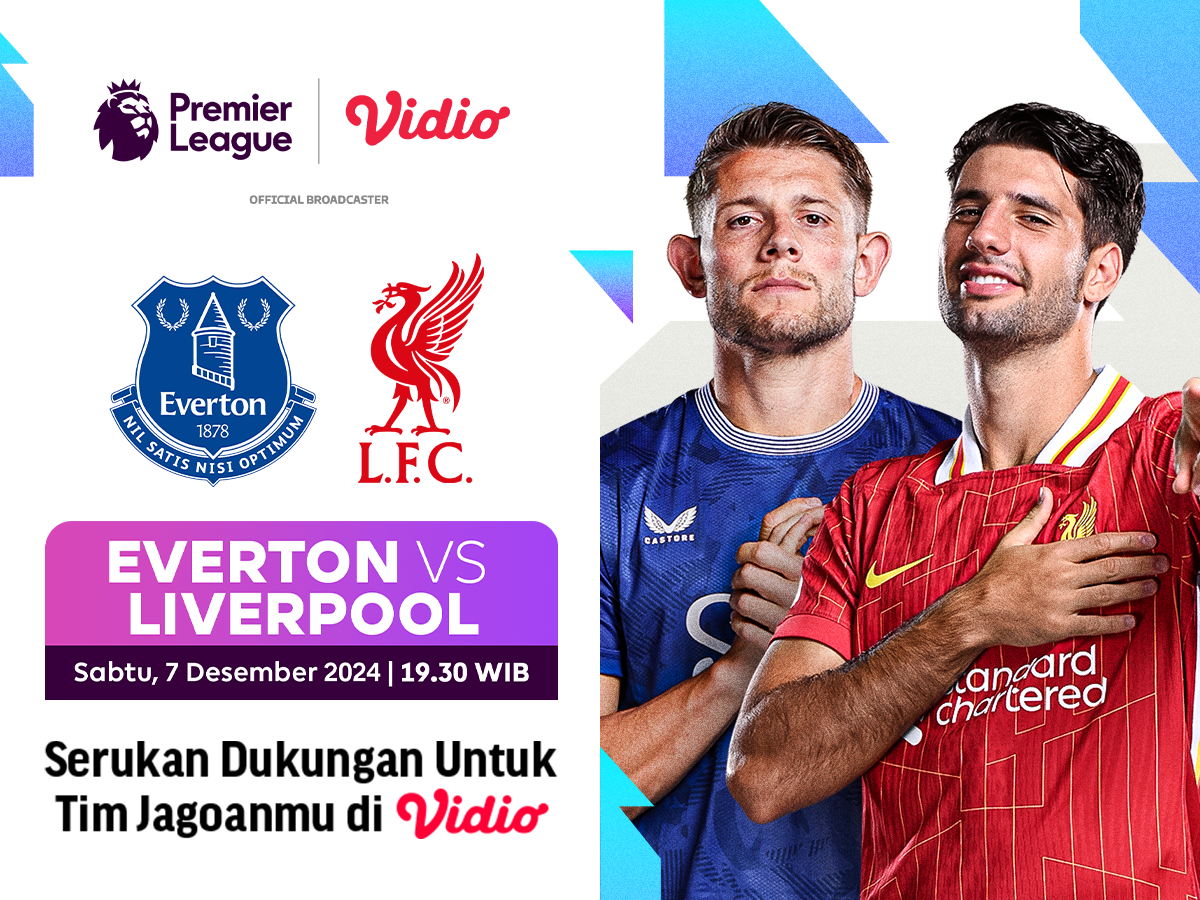 Link Siaran Langsung Everton vs Liverpool, Derby Merseyside Big Match ...