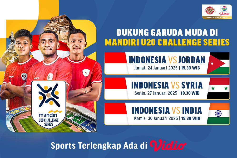 Jadwal Siaran Langsung Timnas Indonesia, Dukung Garuda Muda di Mandiri Challenge Cup U-20 ...