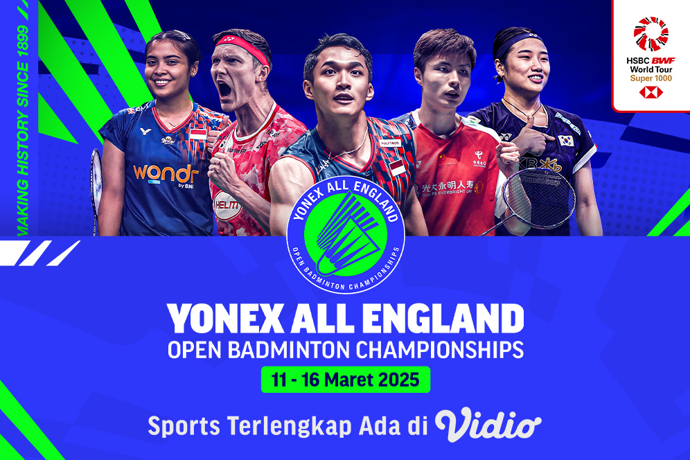 Live Streaming BWF All England Open 2025 - Vidio Blog