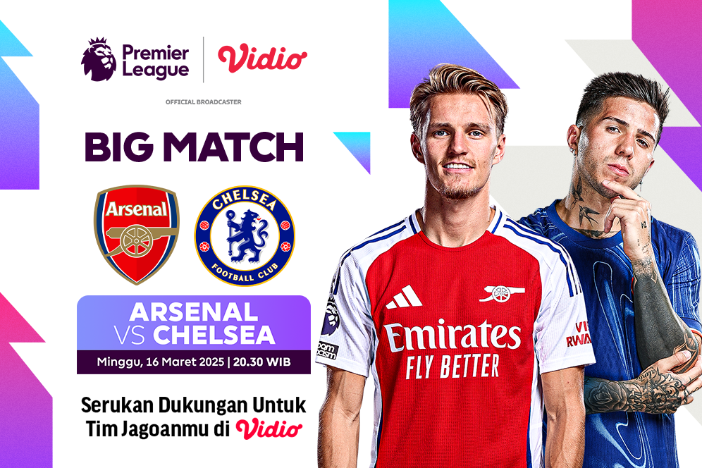 Link Siaran Langsung Arsenal vs Chelsea, Big Match Liga Inggris - Vidio Blog