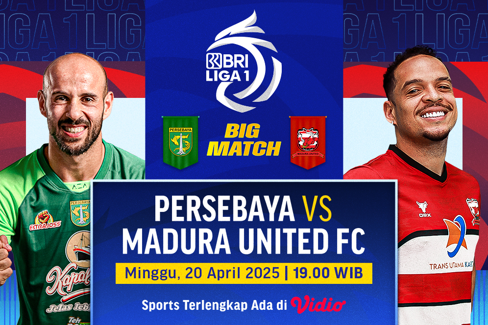 Saksikan Siaran Langsung Big Match BRI Liga 1: Persebaya vs Madura United di Vidio - Vidio Blog