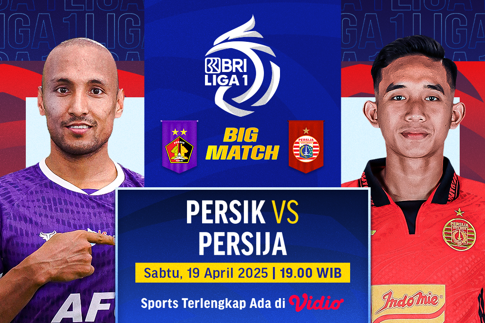 Link Siaran Langsung Big Match BRI Liga 1: Persik vs Persija Akhir Pekan Ini di Vidio - Vidio Blog