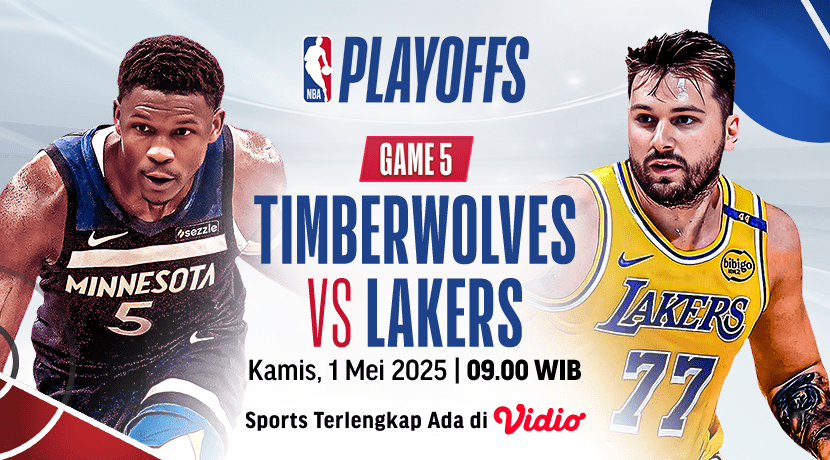 Nonton NBA Playoffs LIVE! Timberwolves vs Lakers di Sini