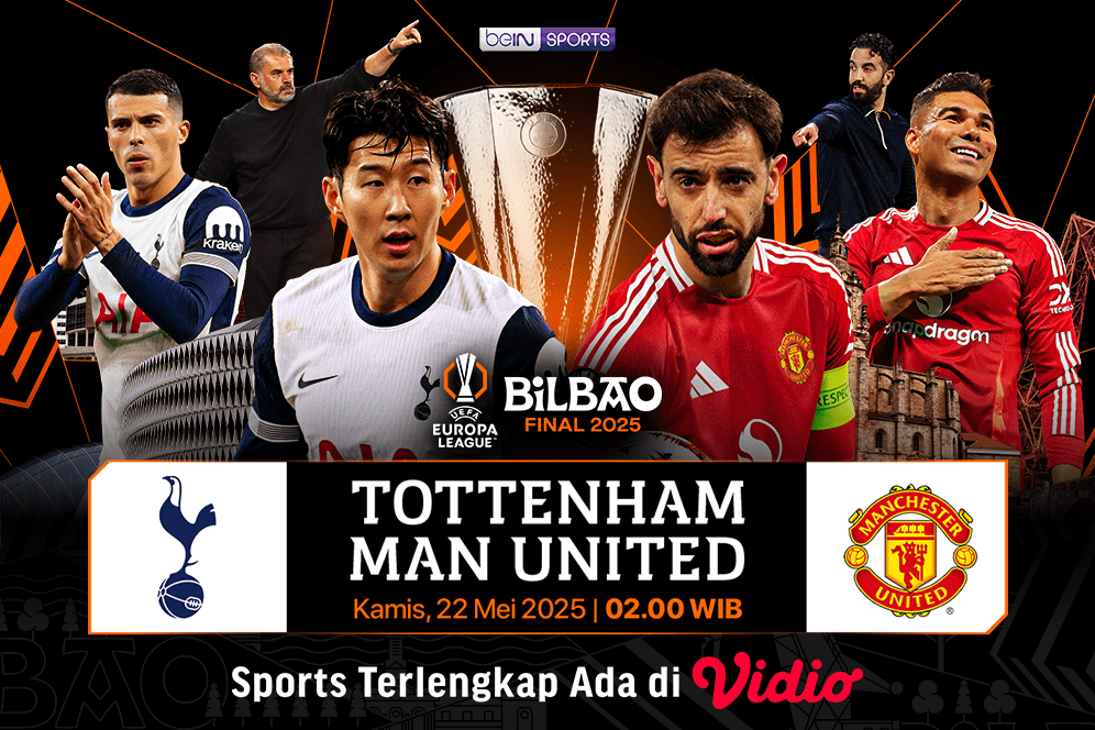 Nonton Final Tottenham vs Manchester United Liga Eropa 2025