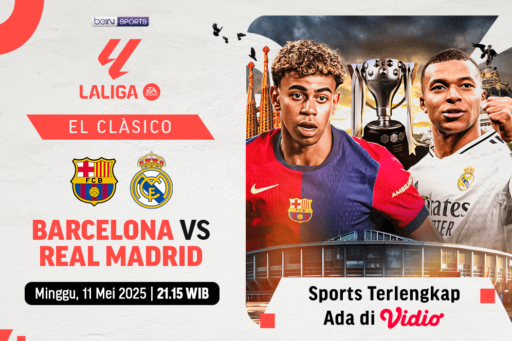 LIVE El Clásico! Streaming La Liga: Barcelona vs Real Madrid di Vidio Akhir Pekan Ini - Vidio Blog
