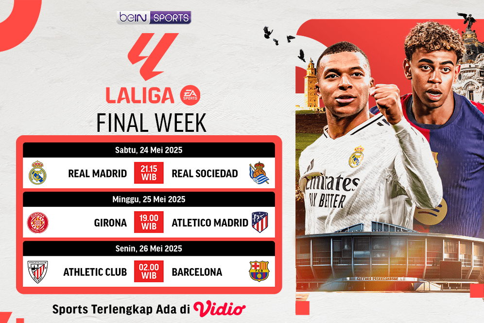 Lengkap Streaming Final LaLiga 2025: Athletic Club vs Barca!