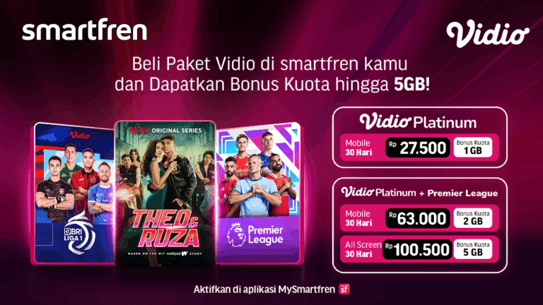 Promo Langganan & Voucher Nonton Vidio