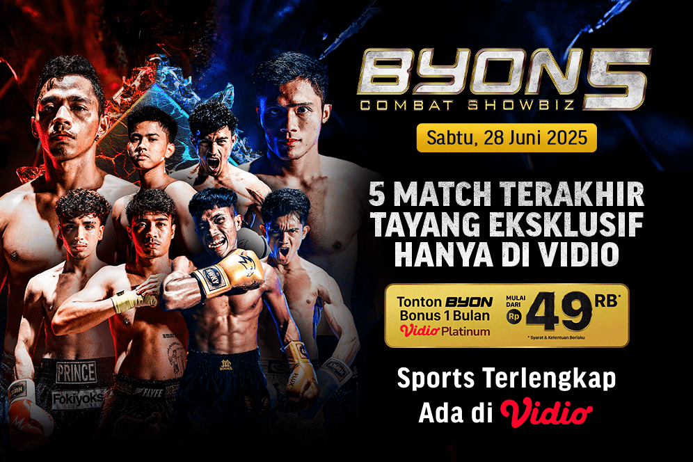 Cara Beli Paket Lengkap BYON Combat 5 Murah Hanya di Vidio