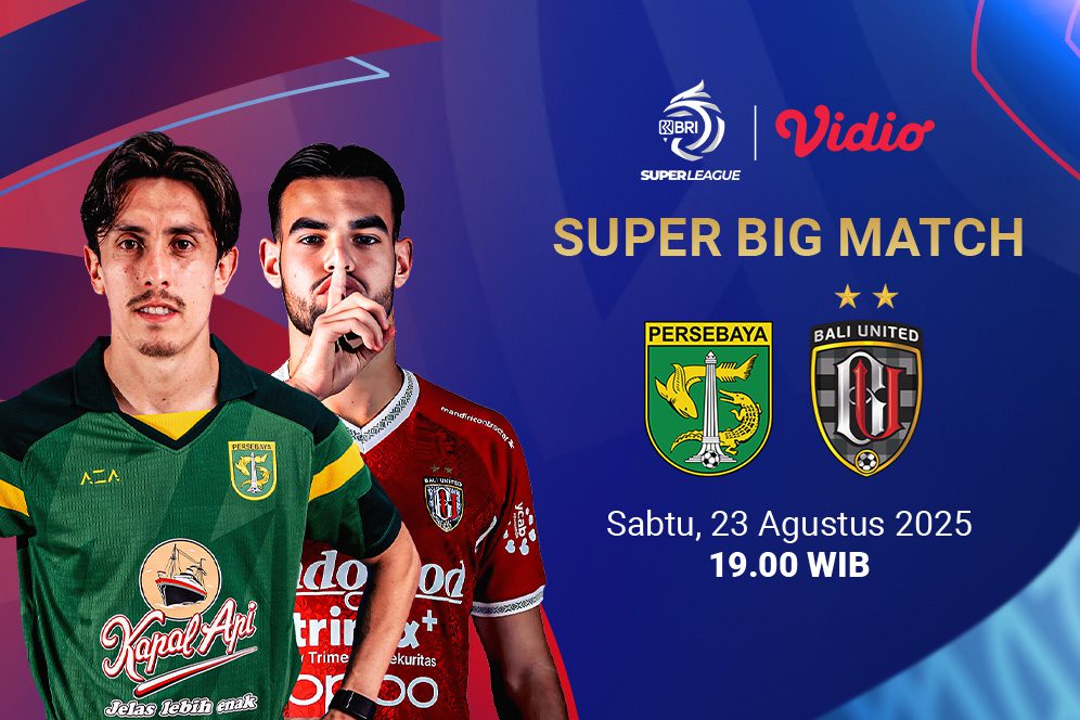 Live Streaming BRI Super League 2025/2026 Persija vs Malut United, di Vidio
