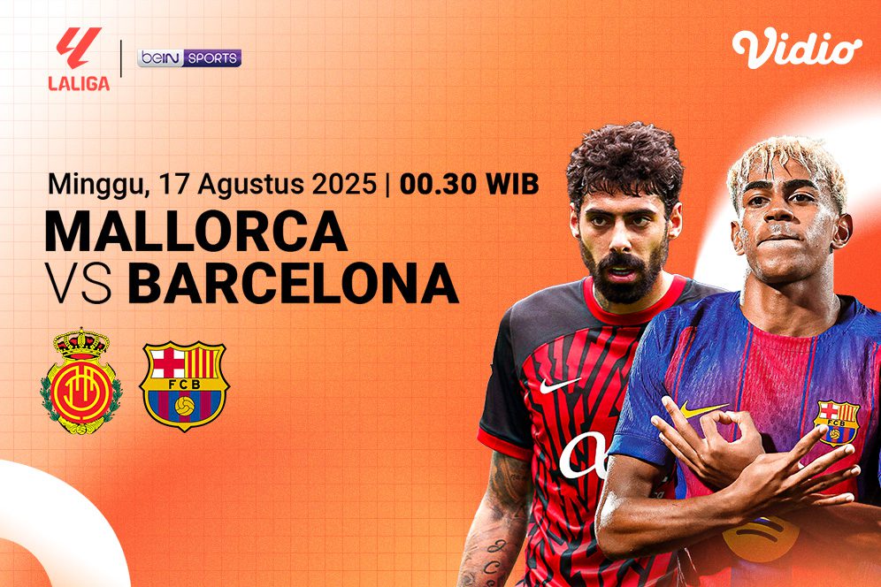 Live Streaming Laliga 2025/26 Mallorca vs Barcelona Eksklusif di Vidio